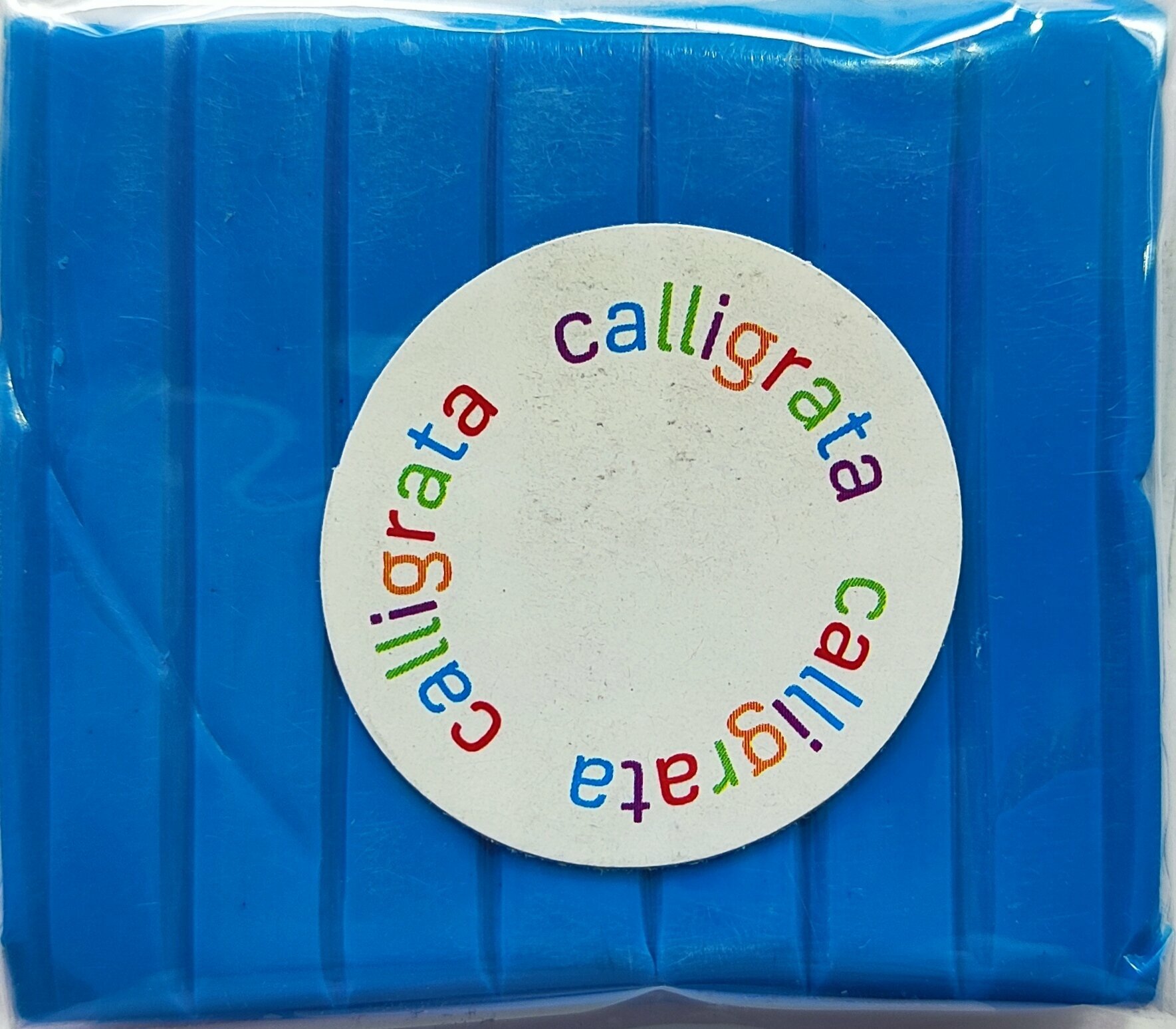 Полимерная глина "Calligrata", голубой цвет, 50 грамм, запекаемая