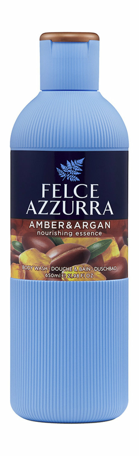 Felce Azzurra Amber and Argan Nourishing Essence Perfumed Body Wash
