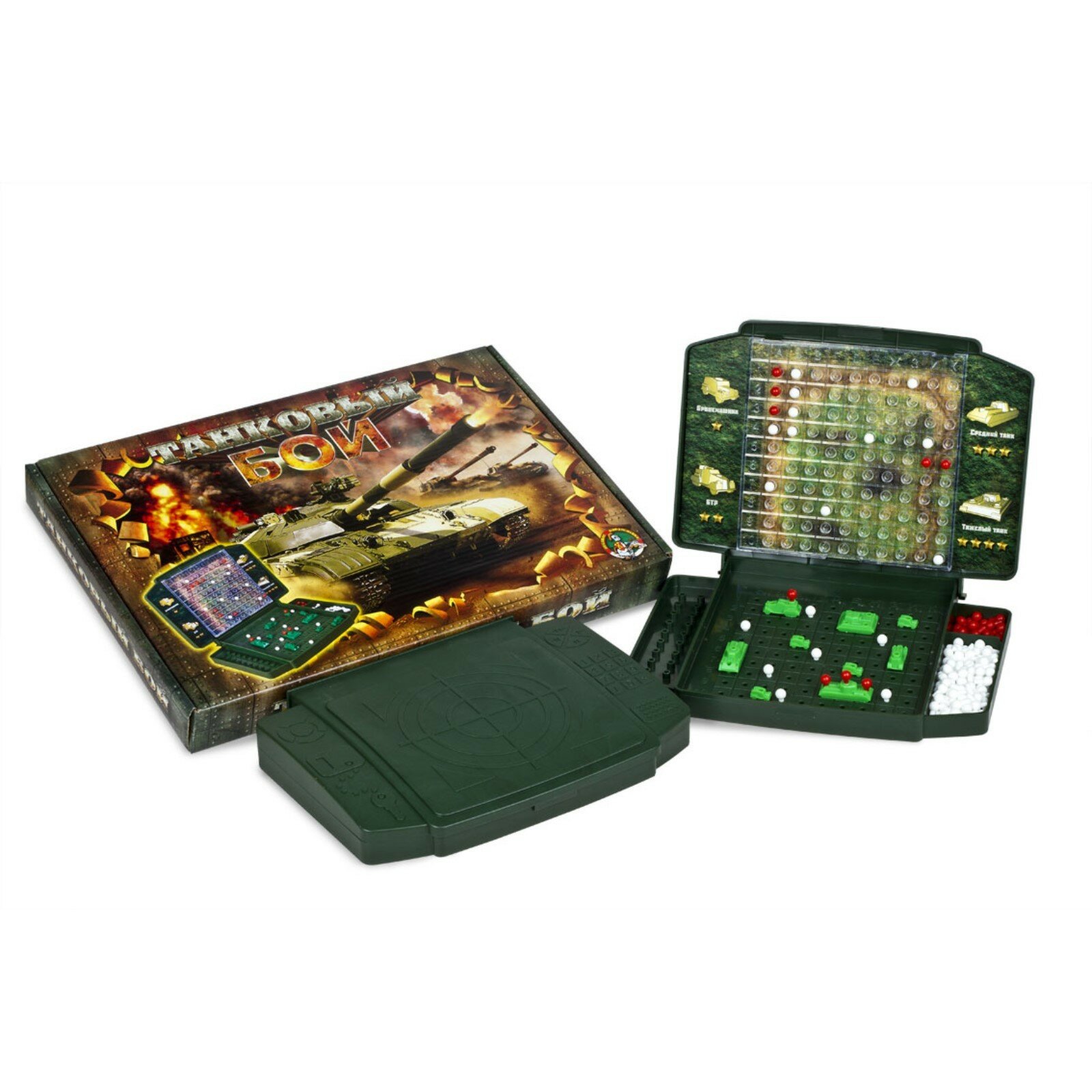 Настольная игра «Танковый бой» пластик, детская, Десятое Королевство