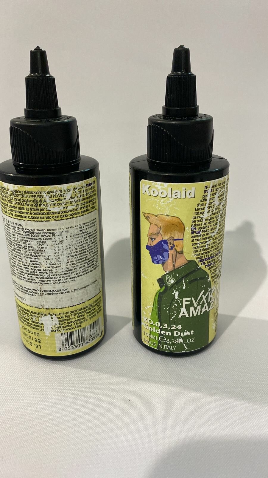 0.3.24 тонер KOOLAID для волос Золотая пыль 100 мл FVXKIN AMAZIN Факин Эмэзин