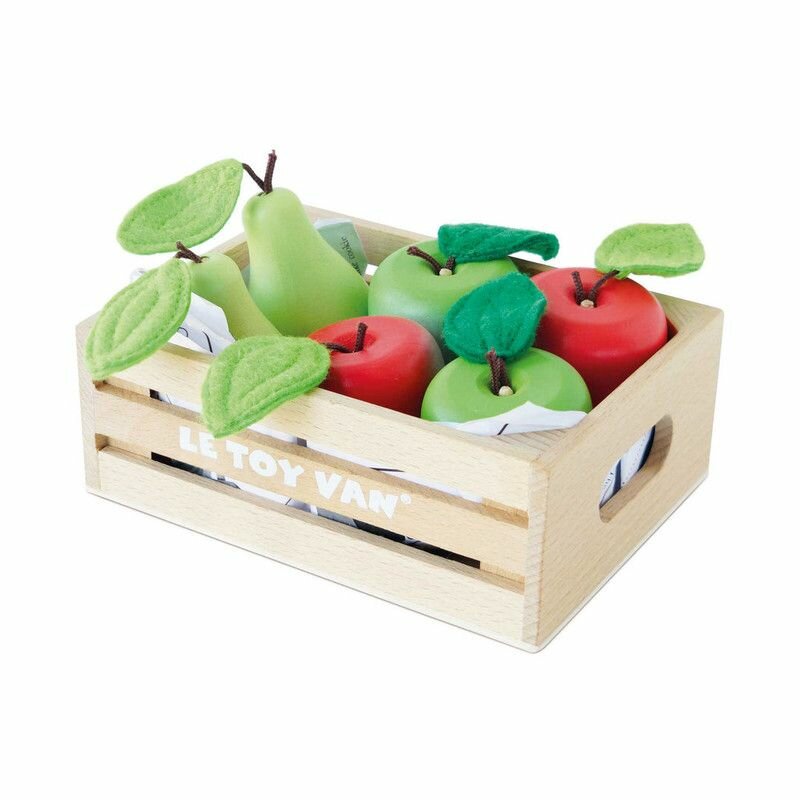 Набор игрушечных фруктов Le Toy Van Orchard Fruits Wooden Market Crate