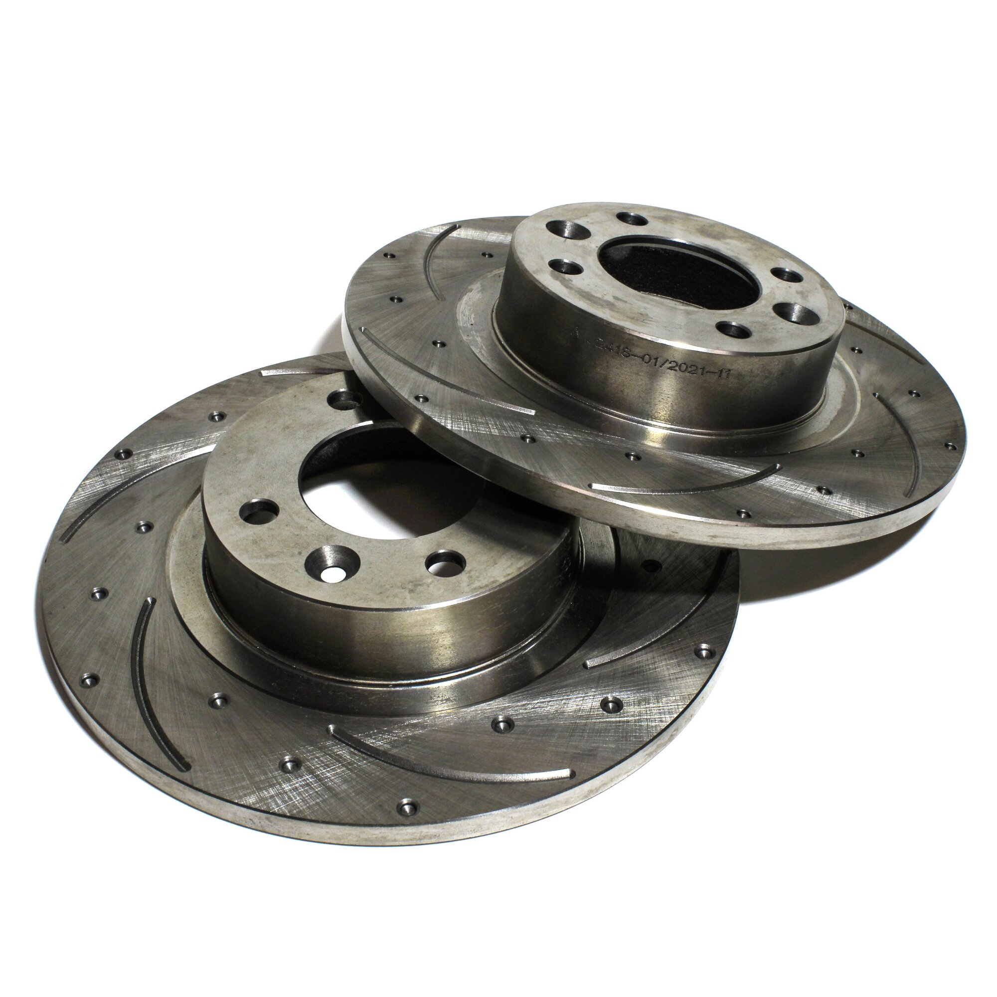 Диски тормозные задние АТС-SPORT лада Веста, X-Ray с перфорацией и насечками