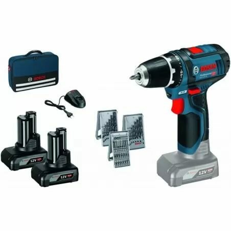 Дрель-шуруповерт Bosch GSR 12V-15 , 2 x 4,0 Ah + Сумка + Аксессуары (0615990HV1)