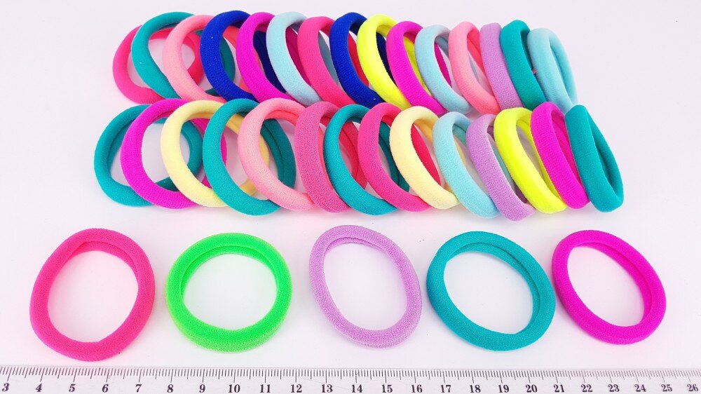 Hairshop Резинки микс цветные (4,5 см),12 шт.