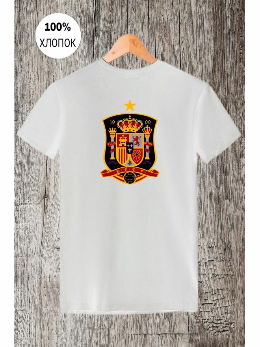 Футболка спорт spain national football испания