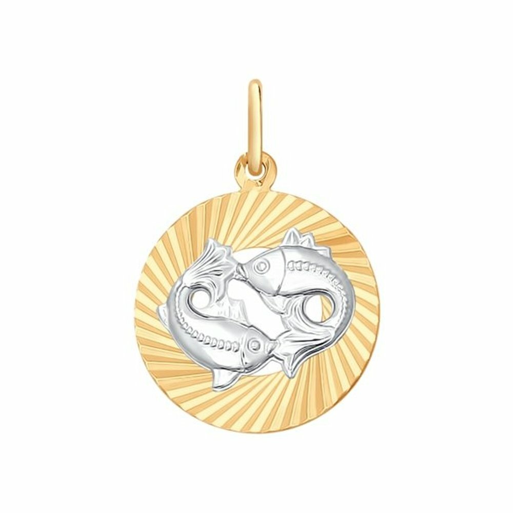 Подвеска, красное золото, 585 проба