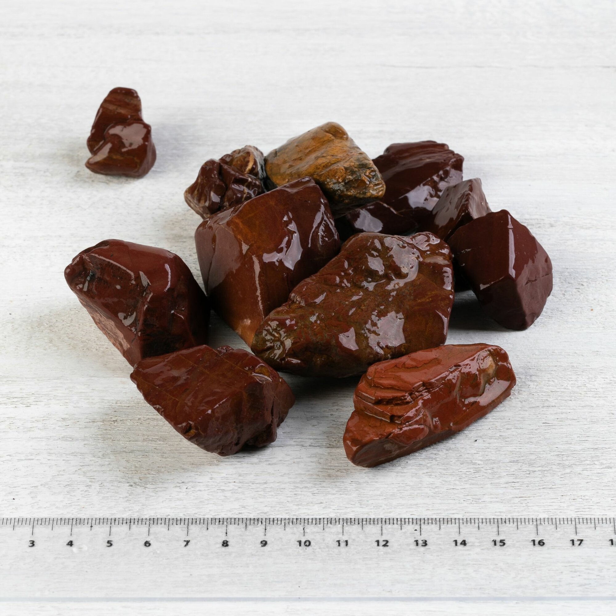 Камень натуральный яшма галтованная фракция 20-40 мм (372), 5 кг