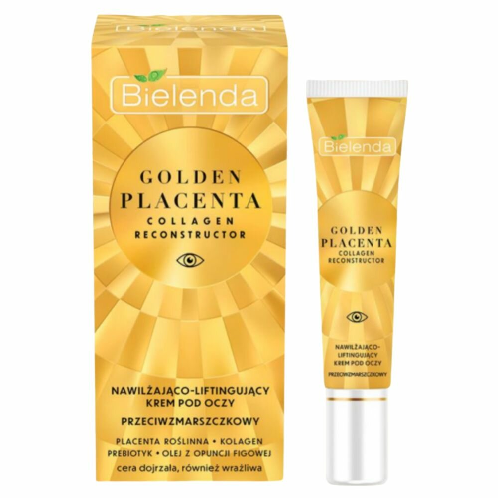 BIELENDA Подтягивающий крем вокруг глаз Golden Placenta Collagen Reconstructor Eye Cream