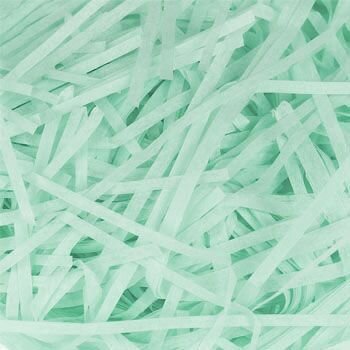 Бумажный наполнитель (полосками) для декора 50 гр цвет мятный