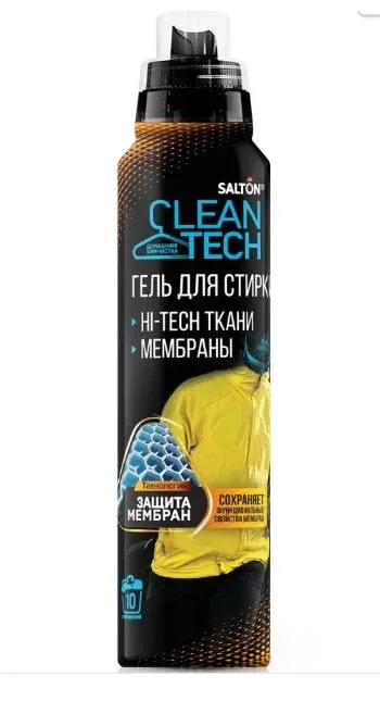 SALTON clean tech гель для стирки изделий из мембранных тканей 500 мл