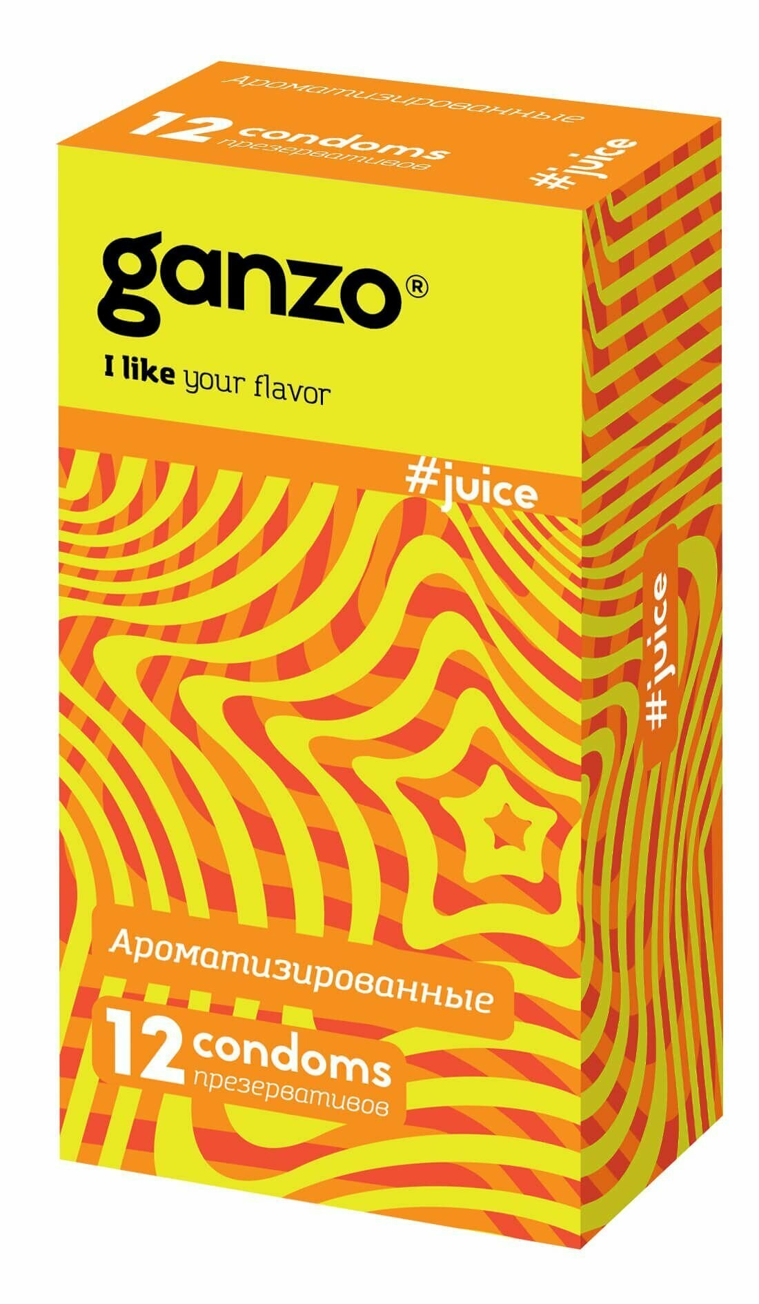 Презервативы ароматизированные Ganzo Juice, 12 шт Ganzo Презервативы ароматизированные Ganzo Juice, 12 шт