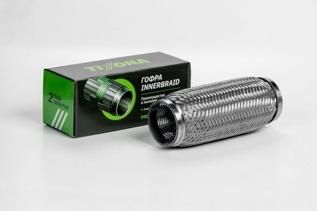 Гофра TIXONA 60/200 (AISI 304 with inner braid)