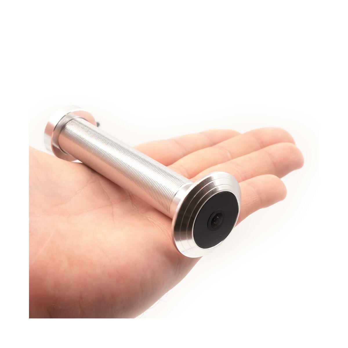 Видеоглазок FullHD в виде обычного iхоум НQ-5-32/Tuya (N52752FU) с WiFi и TUYA. Запись на внутреннюю память по датчику движения. Невидимая ИК подсве