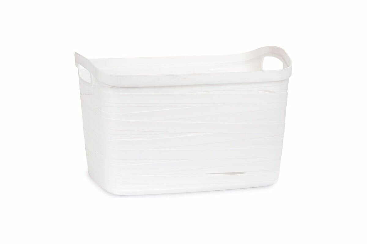 Корзина Архимед Ribbon L 380x290x240мм белая 221154