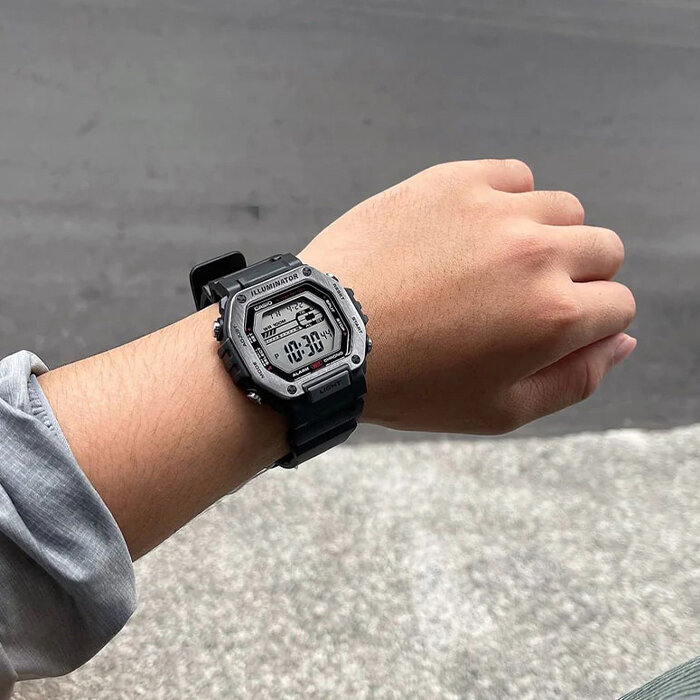 Наручные часы CASIO Collection, черный, серебряный — фото 1
