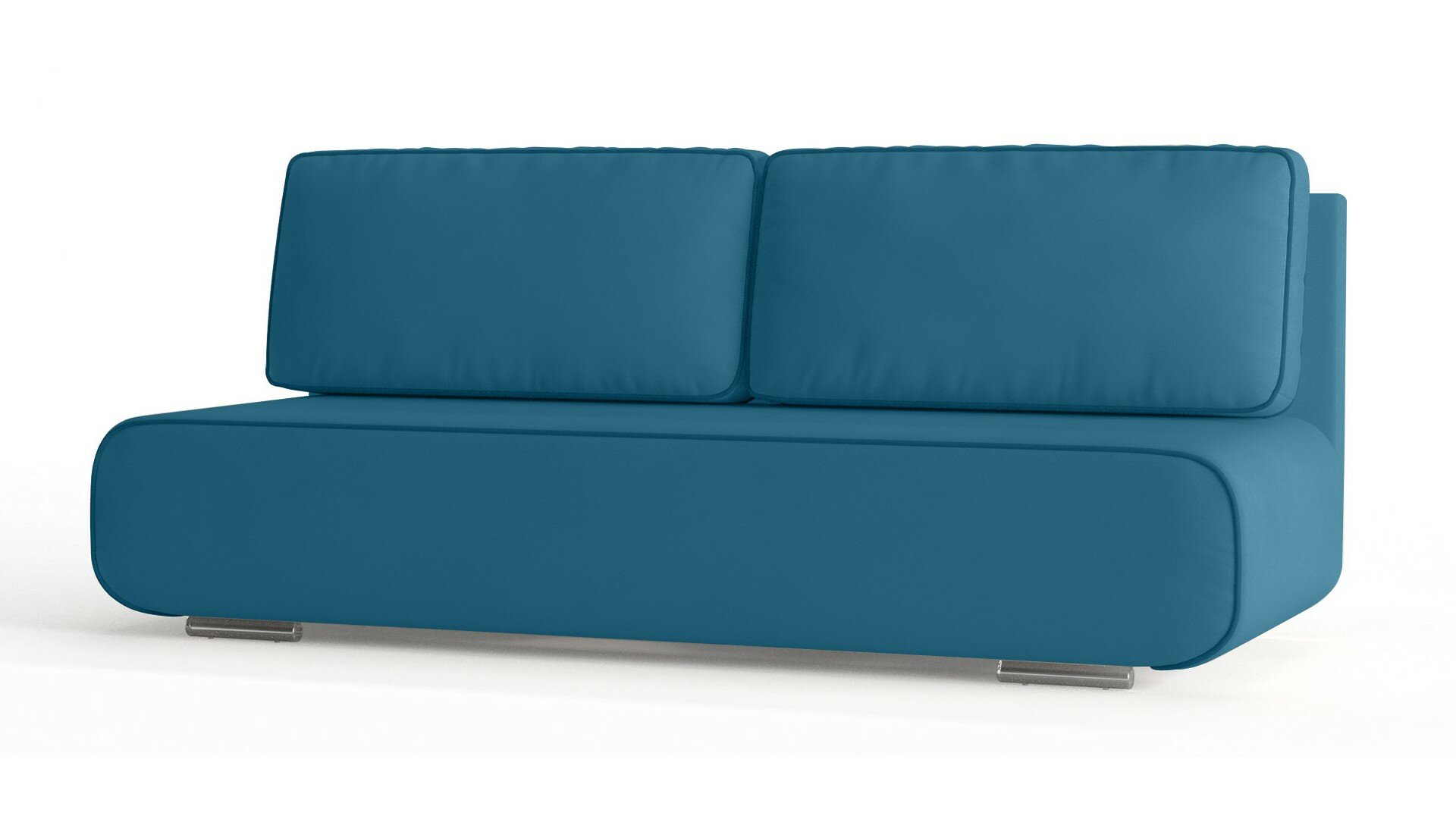 Диван Смайл Vivaldi 13 NEW 200x91x80 см, синий Велюр, еврокнижка Дом мебели для вас