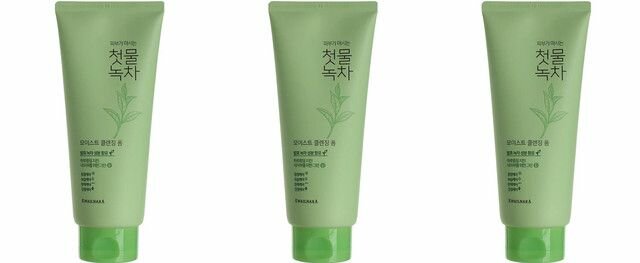 WELCOS Пенка Green Tea Moist Cleansing Foam, 180 г, 3 шт