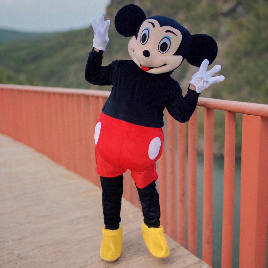 Костюм куклы Минни Микки, с головным убором, для аниме-представлений, цвет Микки с животом, размер один