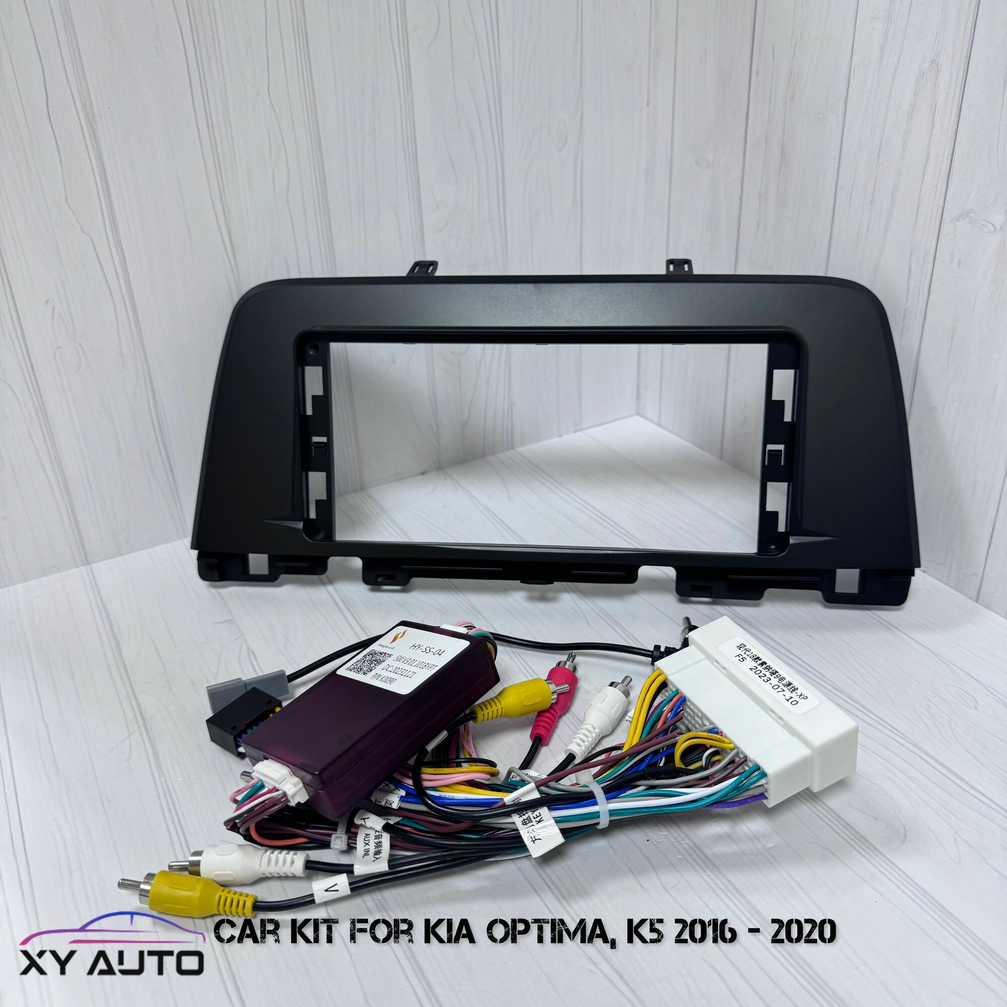 Рамка с комплектом проводов для установки MFBc дисплея в Kia Optima, K5 2016 - 2020