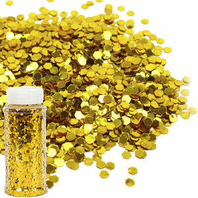 Блестки Конфетти д/декора золото 90гр/G