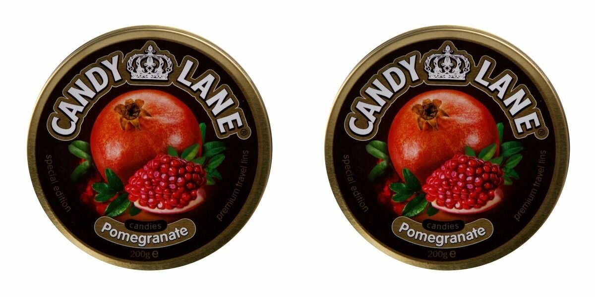Candy Lane Леденцы Фруктовые Гранат, 200 г, 2 уп