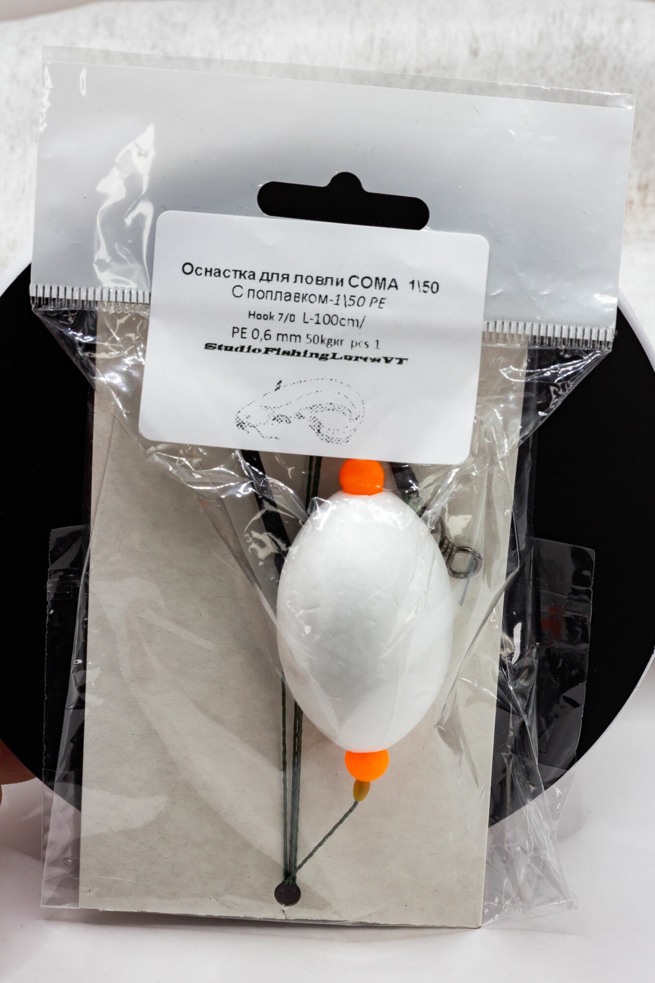 Монтаж сом PE, 1 крючек-50кг, 100см.