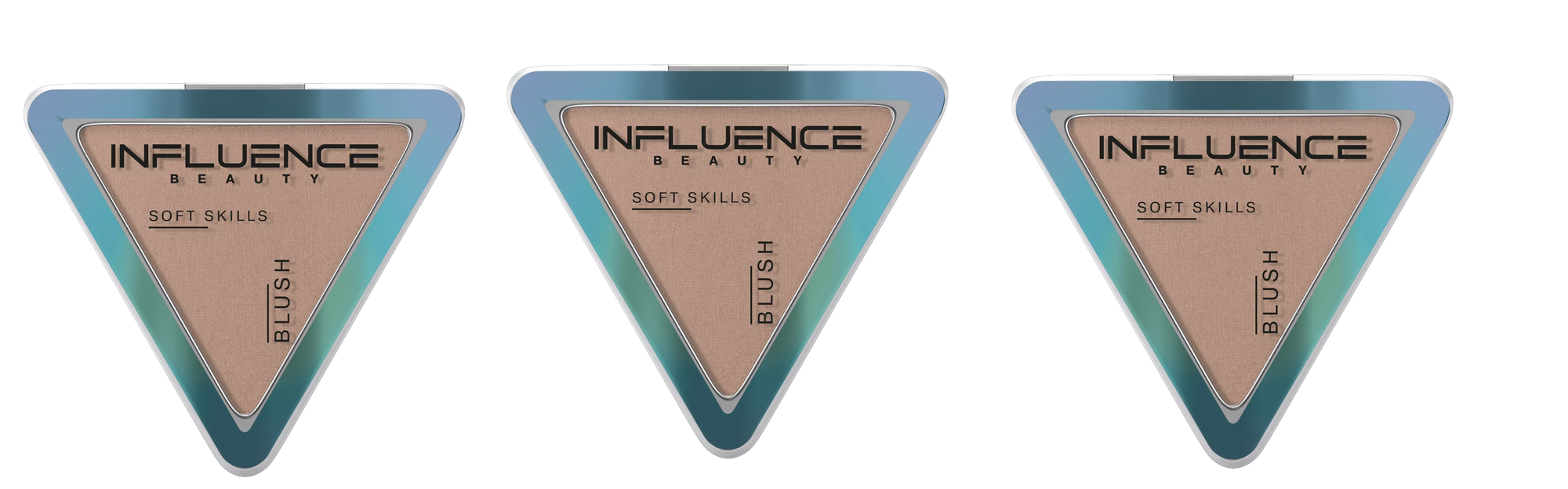 Румяна компактные Influence Beauty Soft skills/Compact blushes тон/shade 06 3 шт