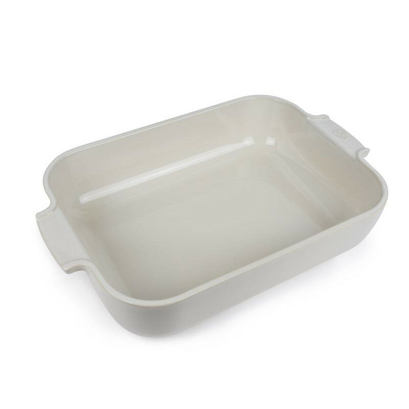 Peugeot Керамическая прямоугольная форма для запекания Ecru 36 х 22 3.8 л слоновая кость (61210)