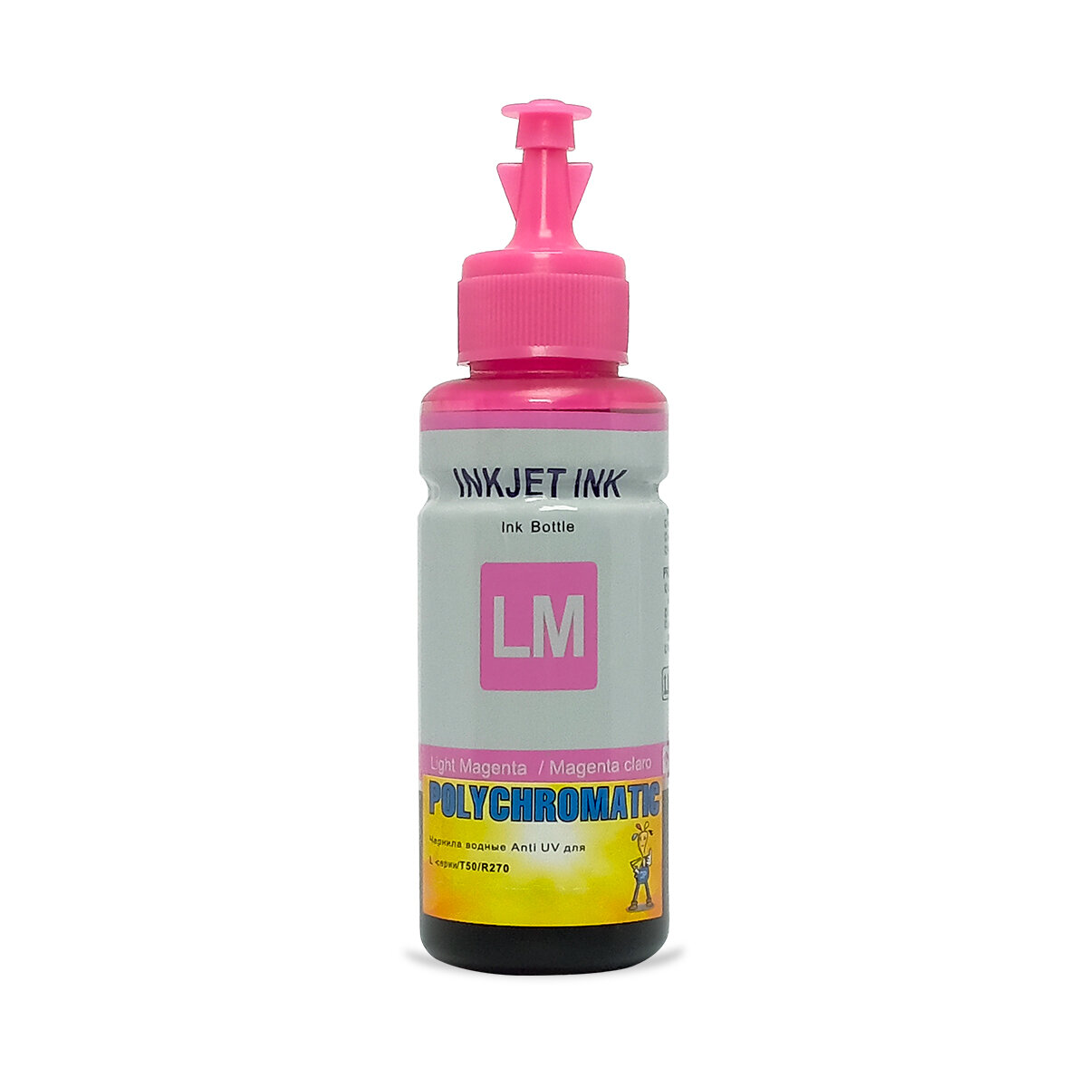 Чернила Polychromatic (JetPrint) (Светостойкие) для Epson, 100 мл (6232) (Light Magenta)