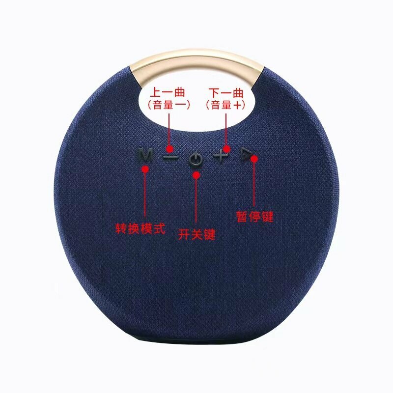 SG Горячая продажа Новый TWS Портативный Bluetooth-динамик Ручной тканевый настольный мини-динамик Популярный MImini сабвуфер