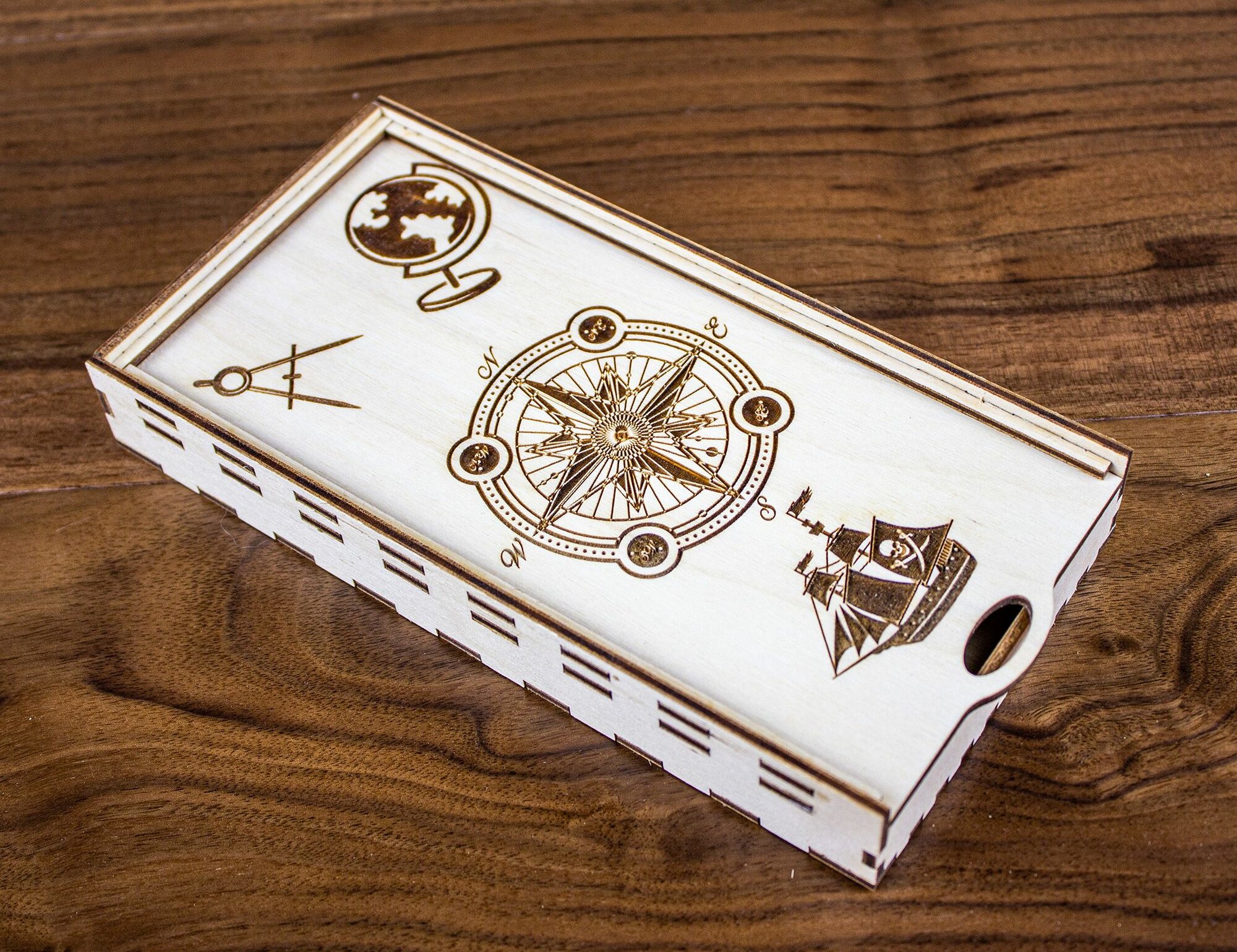 Пенал школьный/ Пенал деревянный