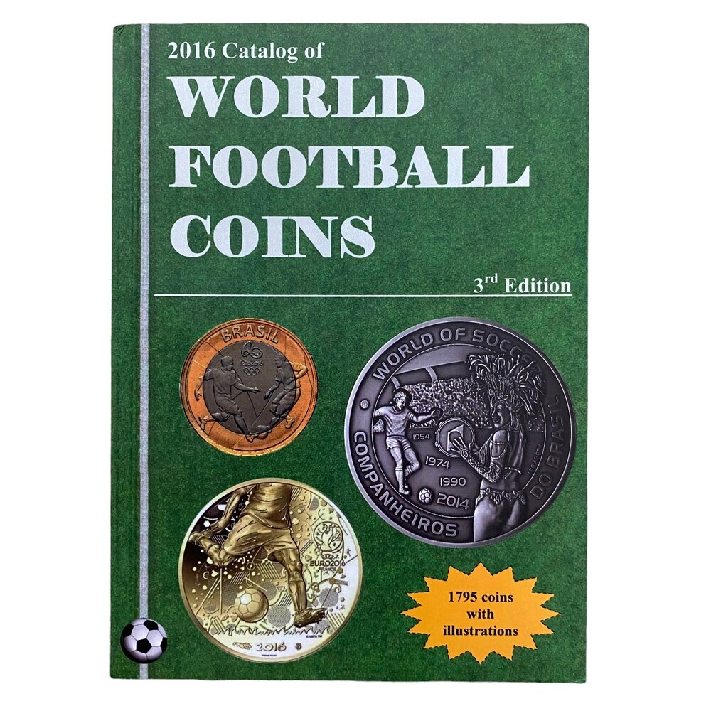 А. Zoz каталог "World football coins-3rd Edition" (Монеты мирового футбола) 2016 г. (Мягкая обложка)