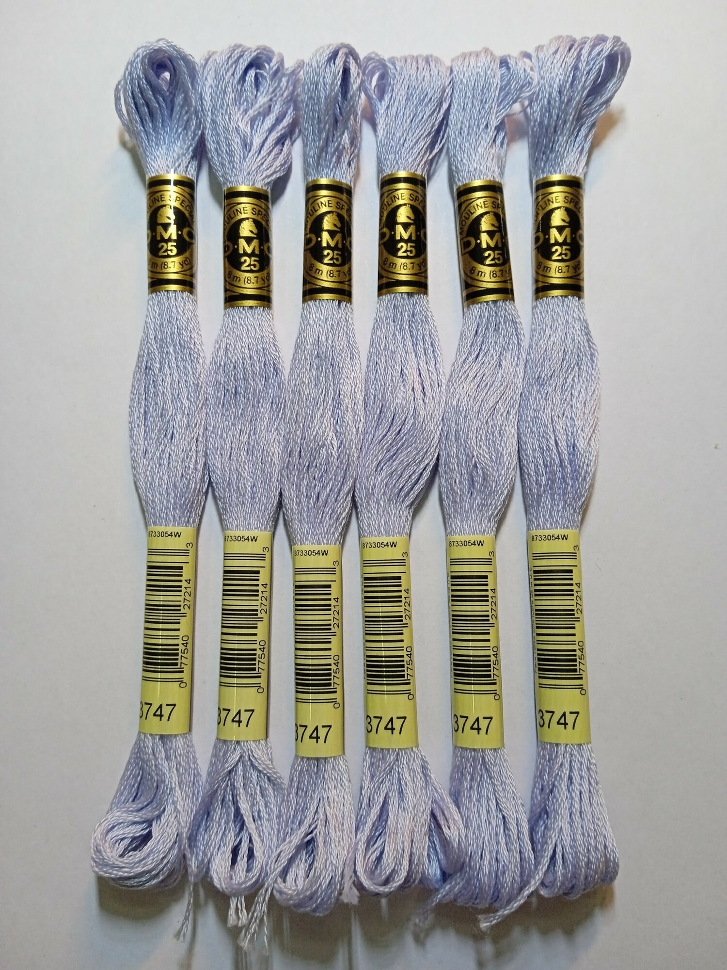 Набор ниток мулине, 8 м, 6 шт DMC-3747_6