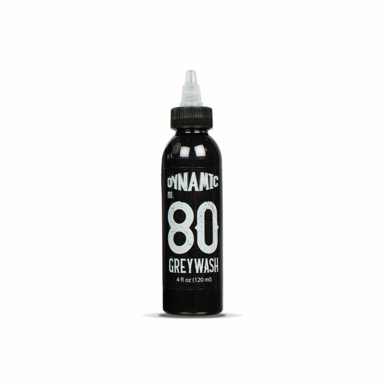 Краска для тату теневая Dynamic Greywash #80 (США 4 OZ - 120 мл.)