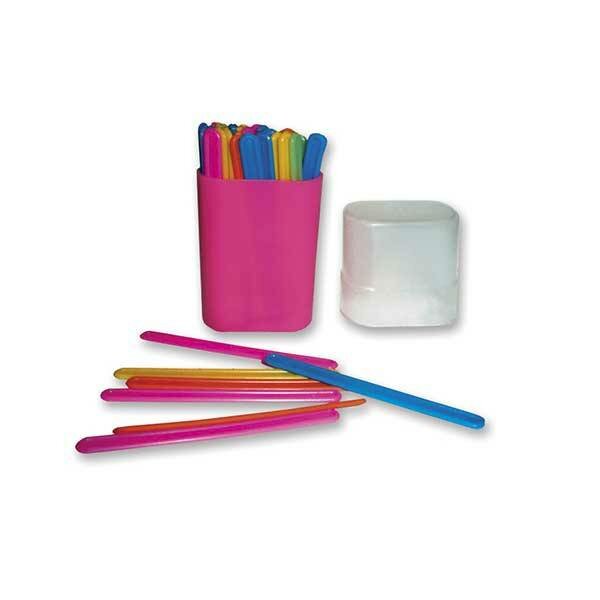 Счетные палочки Пчелка пластик, в пенале, 50 шт (СПК-50)