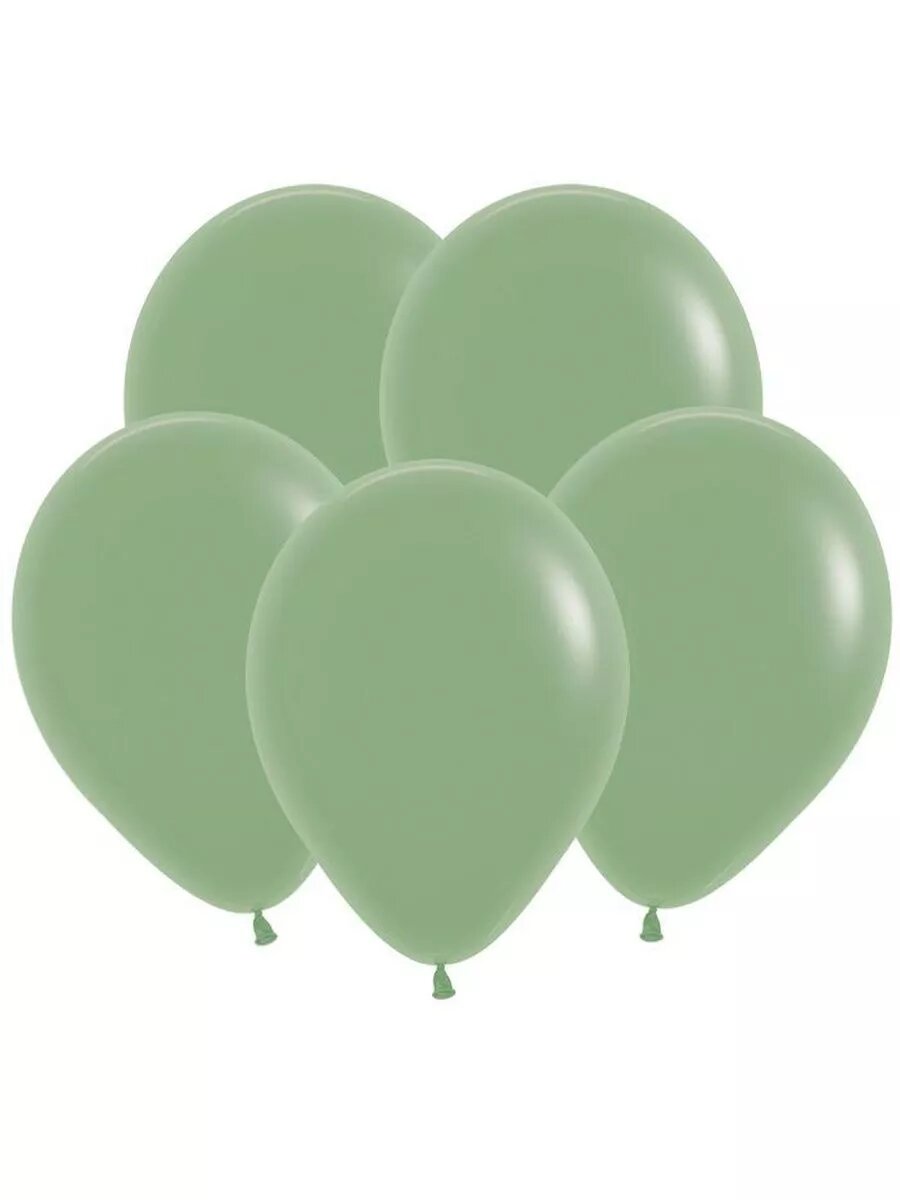 Эвкалипт, Пастель / Eucalyptus, латексный шар (5"/12,5 см ) 100 шт. / SEMPERTEX, Колумбия