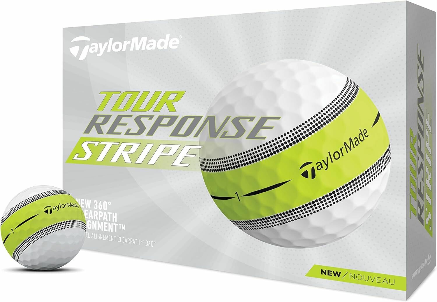 Мяч для гольфа TaylorMade Tour Response (Stripe)