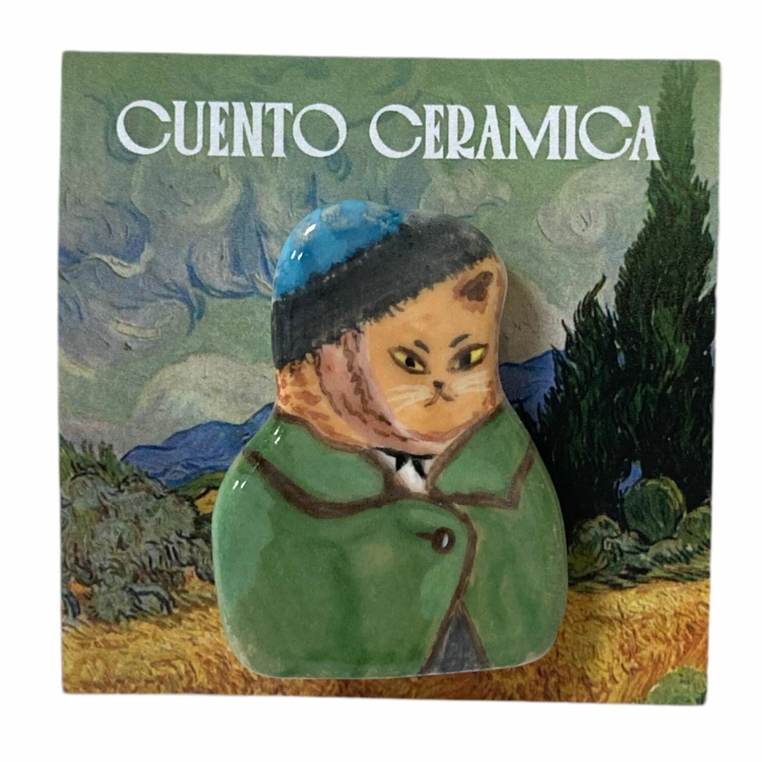 Брошь, керамика