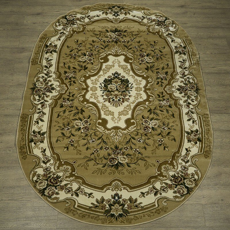 Ковер Акварель дизайн 20606 цвет 22155 Овал 2.5x3.5м