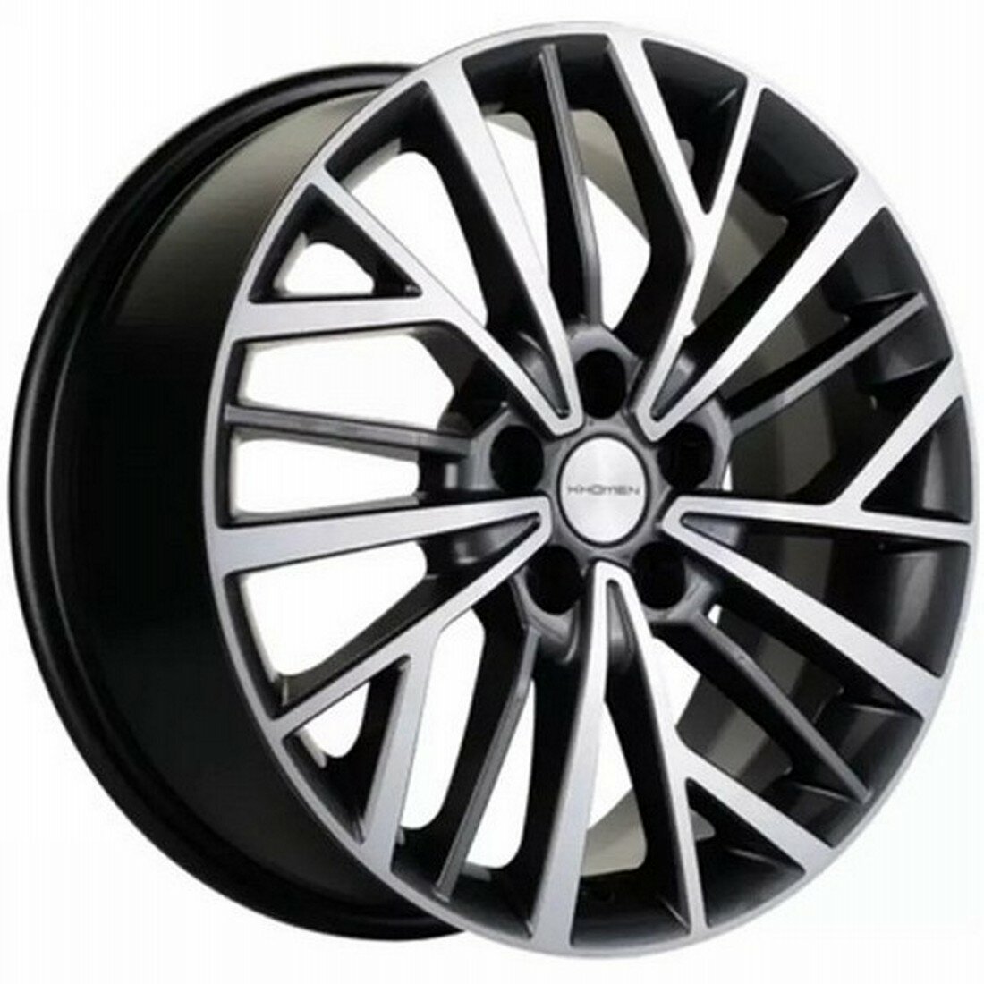 Колесный диск Khomen Wheels KHW1717 7x17 5x110 ET46 63,3 Gray-FP литой для автомобиля