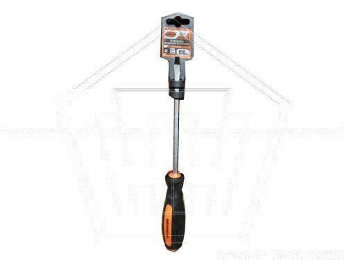 Отвертка ударная шлицевая sl6 150мм квадратный стержень "автоdело" (39430)