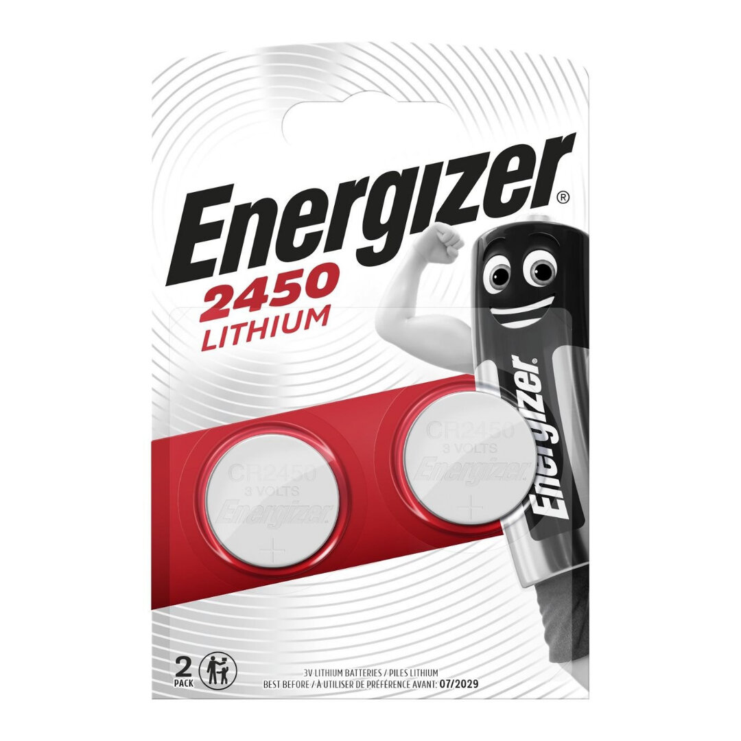 Батарейки литиевые ENERGIZER Lithium CR2450 2 шт