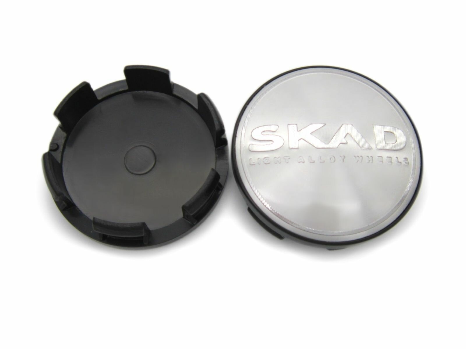 Колпачок заглушка для литого диска SKAD classic chrome 56/51/12 мм, 1 шт.