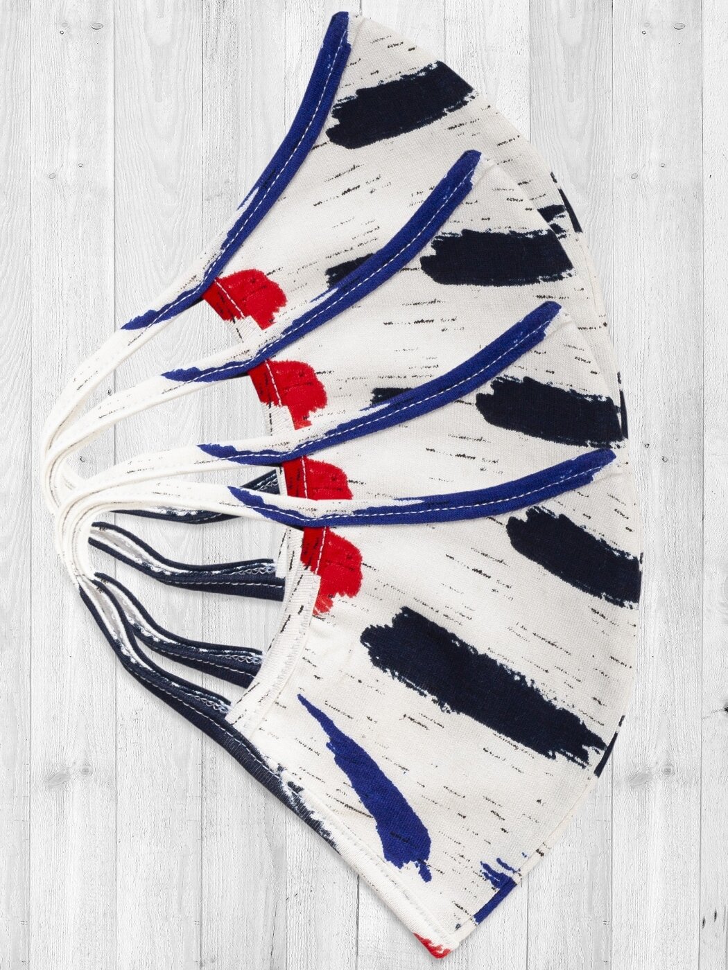 Тканевая маска для лица защитная "Хаос красочных мазков"