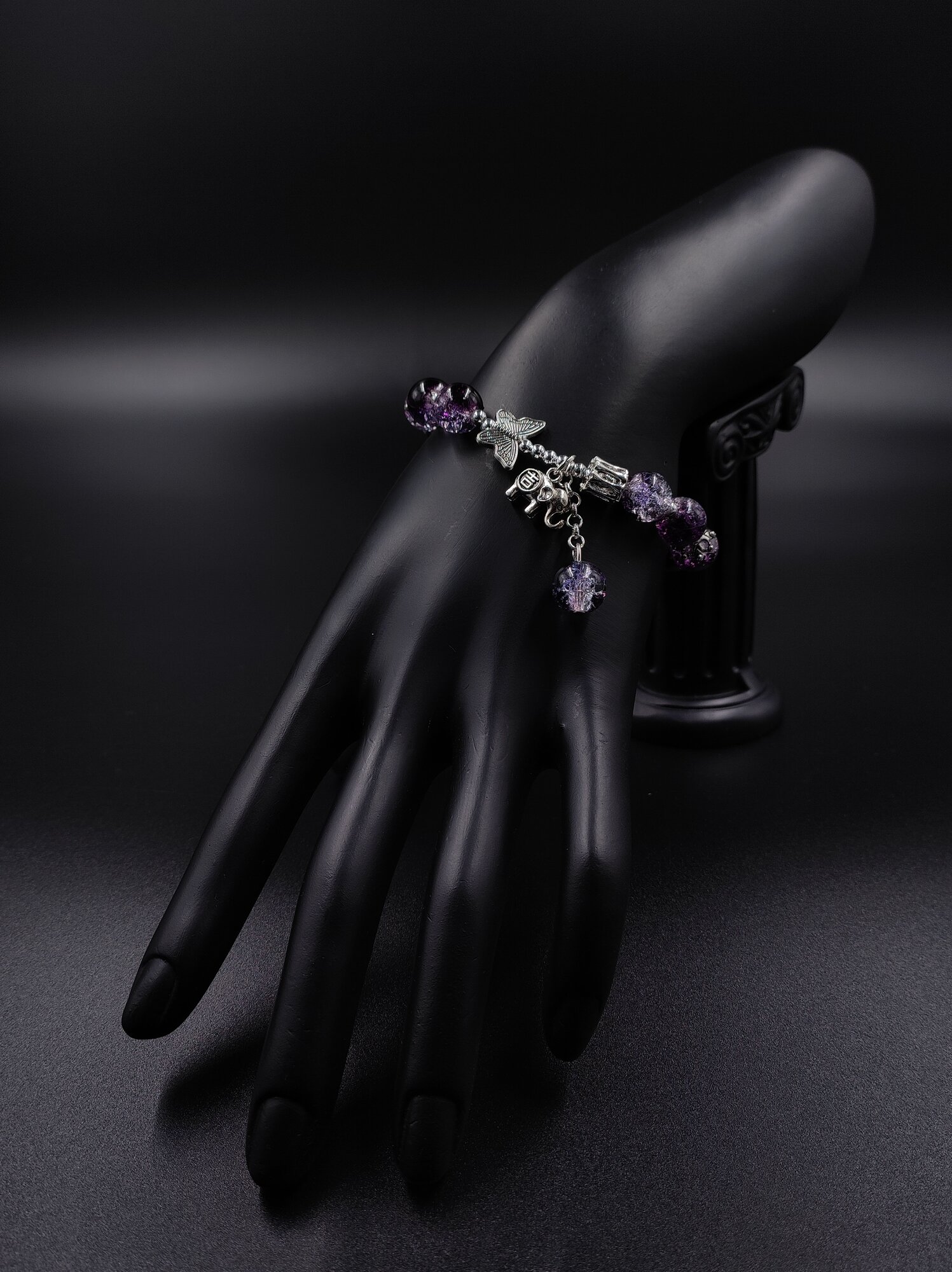 Браслет, кварц сахарный