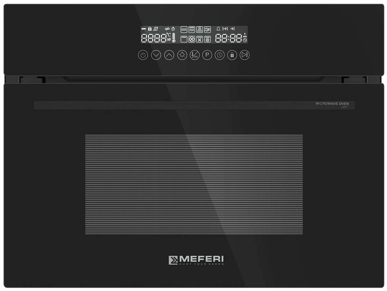 Электрический духовой шкаф Meferi MEO609BK MICROWAVE
