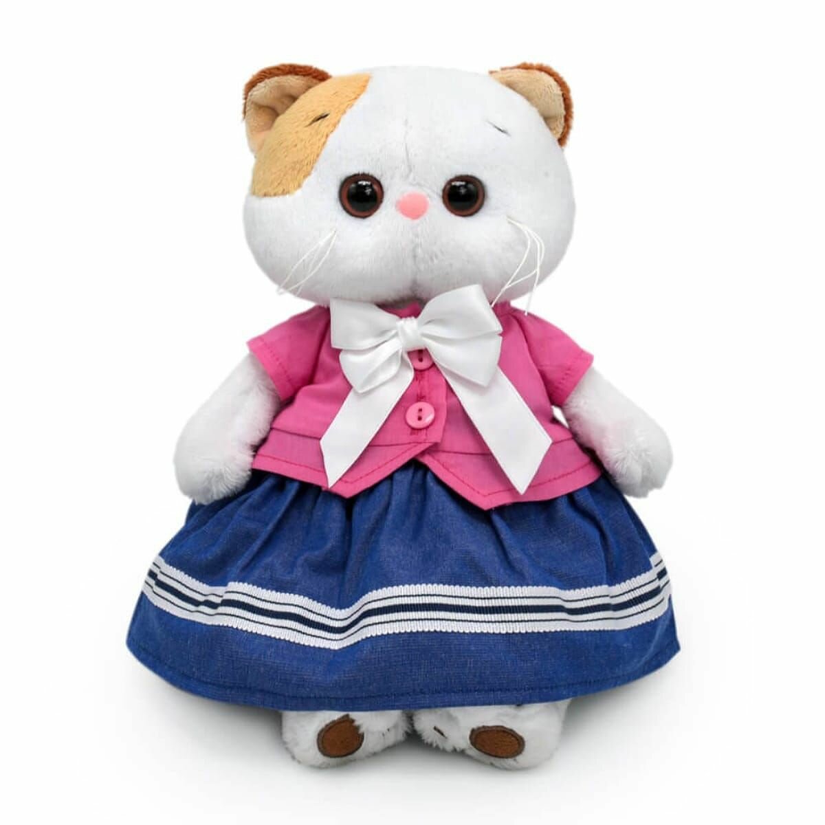 Кошечка Ли-Ли в жакете с бантом и юбке (27см, в подарочной коробке) LK27-150