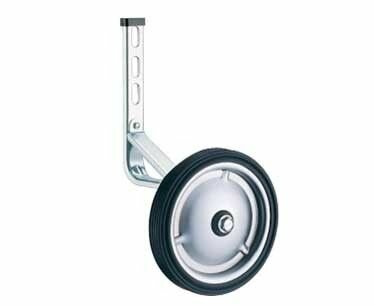 Дополнительные колёса приставные пара, универсальные 16"-20", стальные усиленные с кронштейном для велосипеда