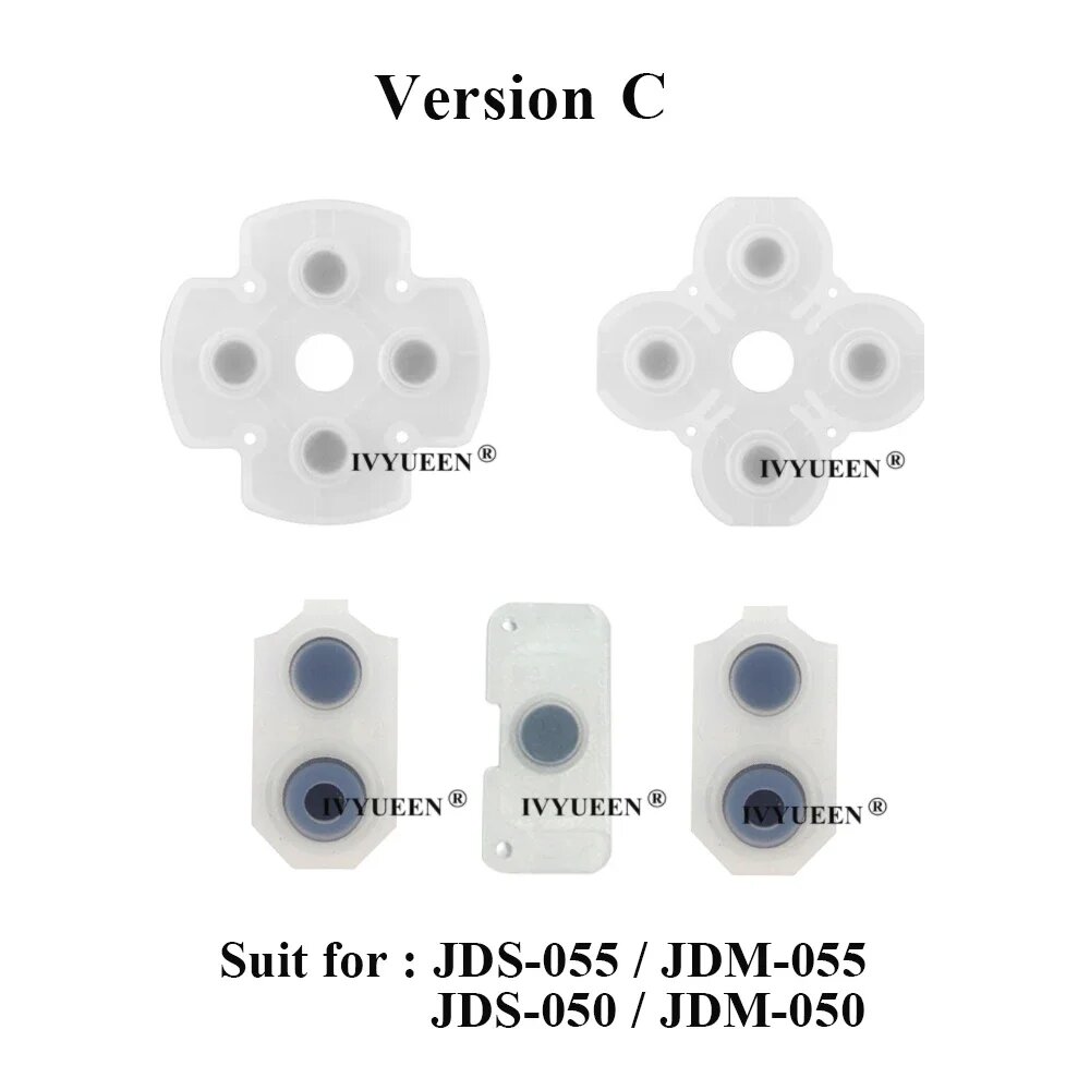 IVYUEEN силиконовый Кондуктивный резиновая клейкая кнопка для клавиатуры для Sony PlayStation DualShock 4 5 PS5 PS4 Pro контроллер геймпад