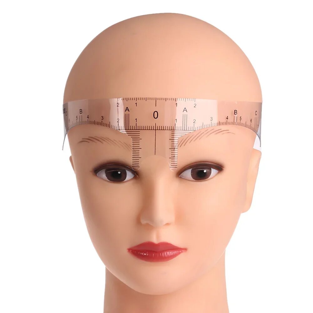 BOLUOYIN Прозрачная многоразовая линейка для бровей